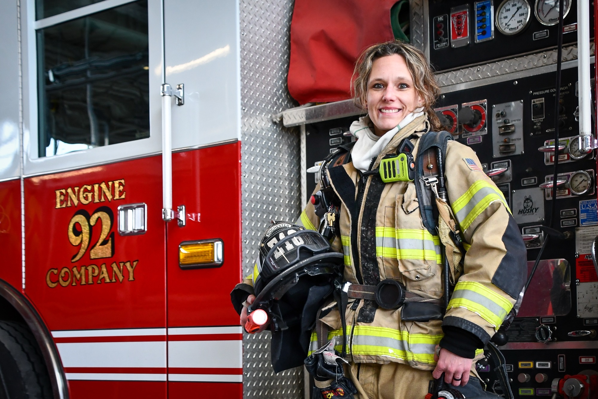 Firefighter Mandee Marx offers a trusting ear as a MnFIRE peer ...